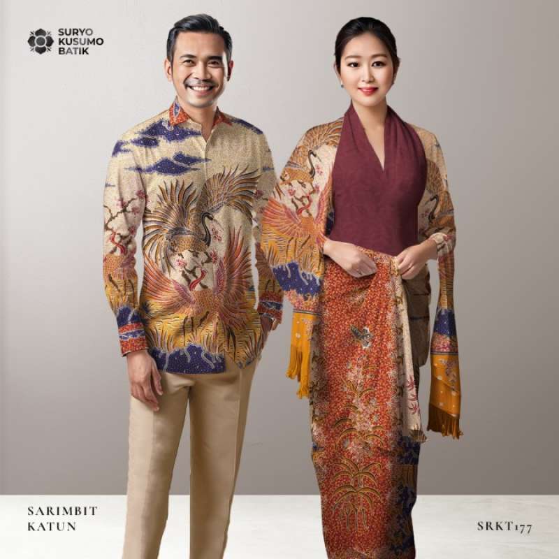 Jual Kain Batik Tulis Sarimbit Couple Katun Exclusive Suryo - Bangau ...