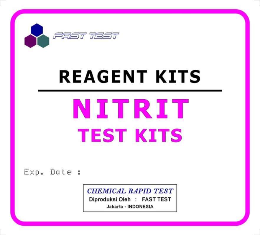 Promo Reagent Test Kit Nitrit No2, Alat Uji Cepat Nitrit (nitrite ...