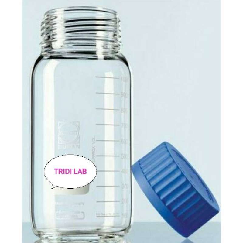 Promo Laboratory Bottle Wide Mouth Clear 5000 Ml Duran Botol Mulut ...