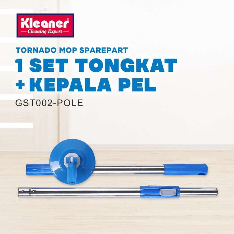 Jual Kleaner Tongkat Tornado Mop 1 Set Dengan Kepala Pel Spin Mop ...