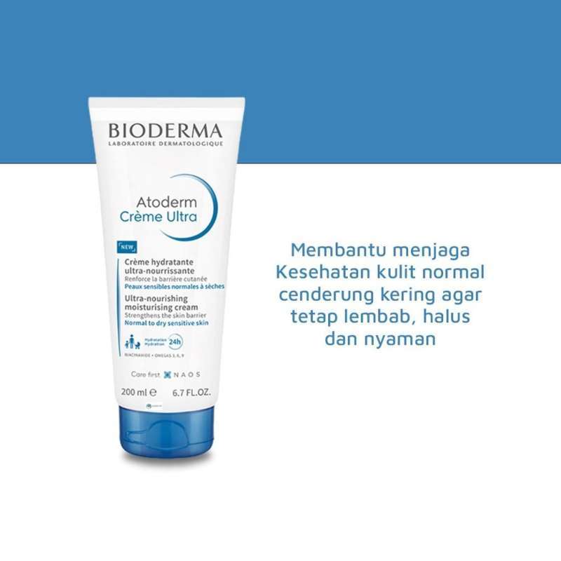 Jual Bioderma Atoderm Creme Ultra 200 Ml - Face & Body Moisturizer ...