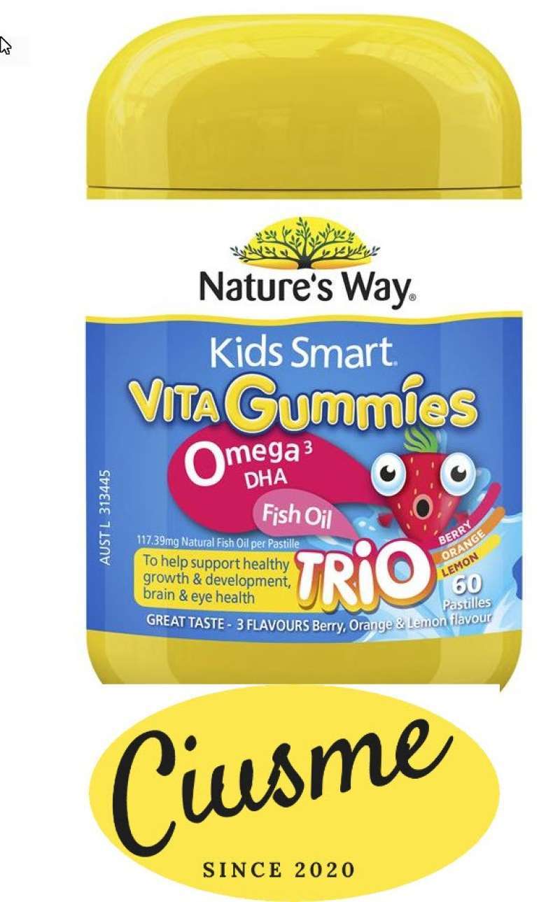 Promo Nature's Way Kids Smart Vita Gummies Omega Fish Oil 60 Pastilles ...