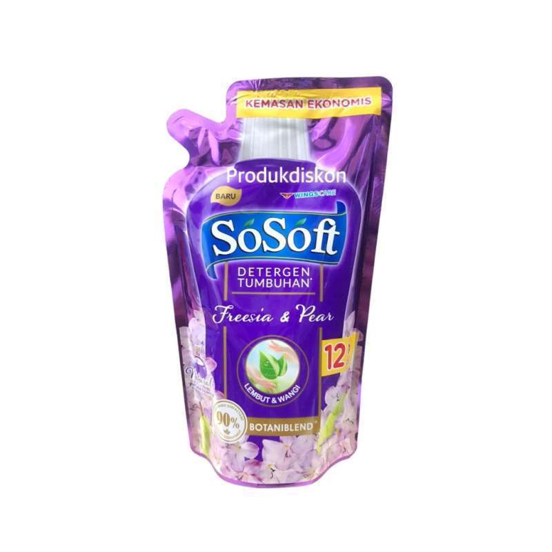 Jual So Soft Liquid Deterjen Freesia & Pear 360ml Di Seller Makmur ...