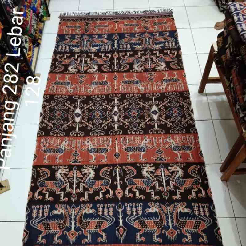 Jual Kain Kombu. Tenun Ikat Khas Sumba Timur. Pewarna Alam 100% Di ...