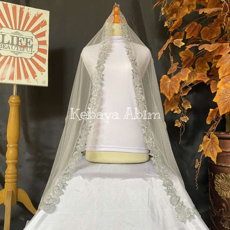 Jual [ready] Veil Pengantin Prancisan | Kerudung Akad Nikah | Selendang ...