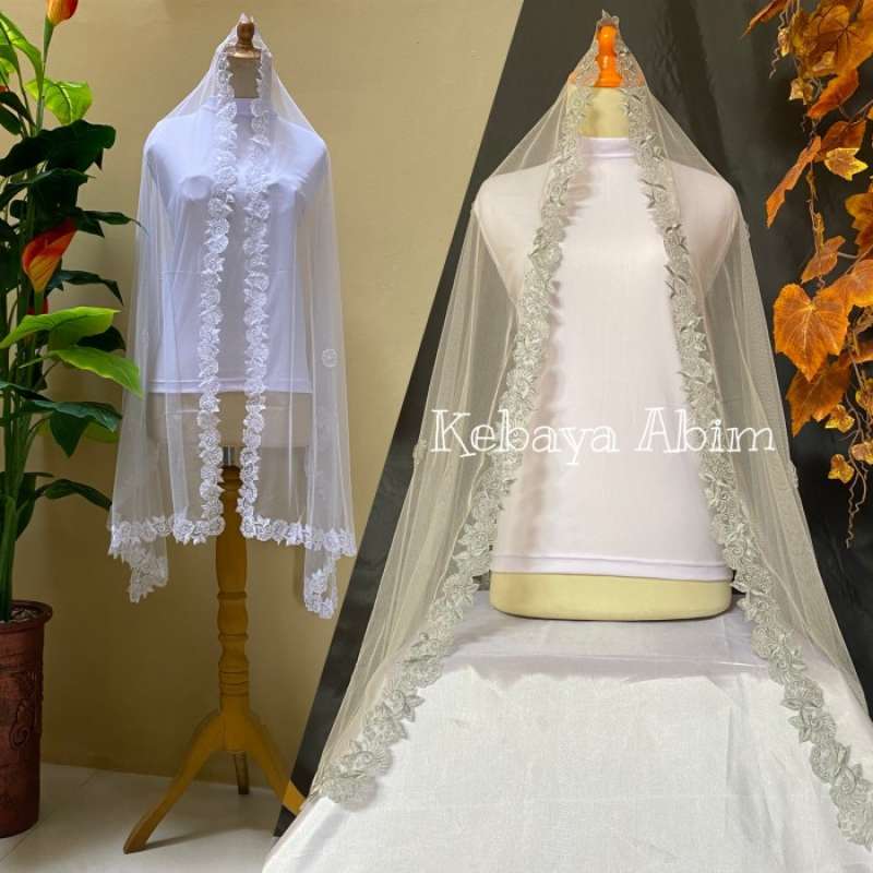 Jual [ready] Veil Pengantin Prancisan | Kerudung Akad Nikah | Selendang ...