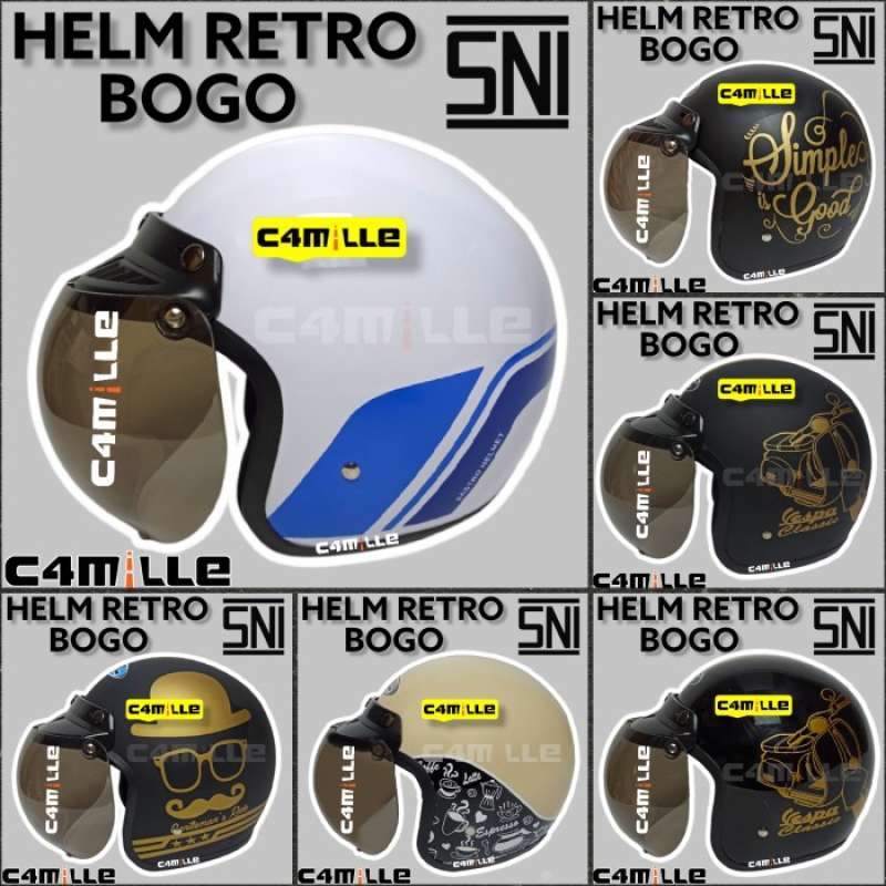 Promo Helm Jpn Fullface Motogp Motif Comic Sni Model Tanduk - Putih ...