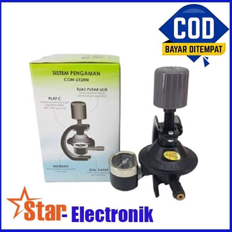 Promo Destec Com-201m Regulator Double Safety Lock - Dilengkapi Meteran ...