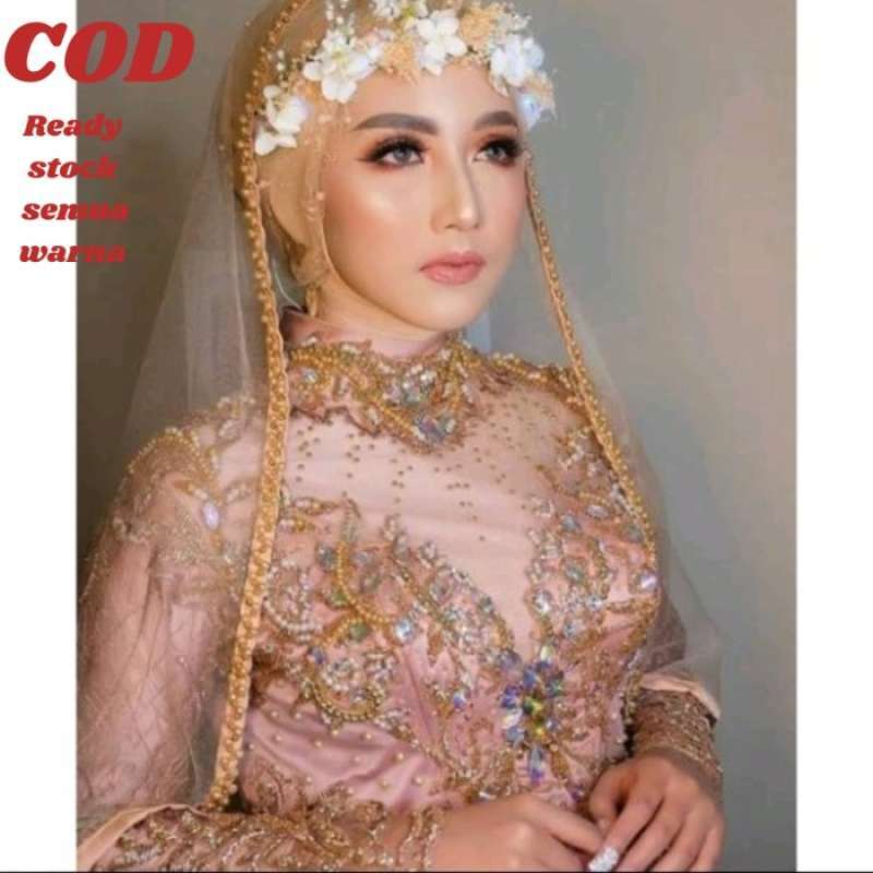 Jual Slayer Pengantin Tile Mutiara/manik,veil Ibu Besan, Wisuda ...