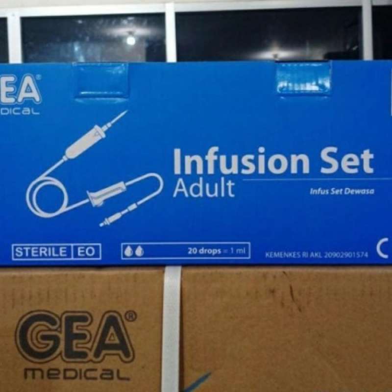 Promo Infus Set Gea Dewasa /selang Infuset / Infusion Adult / Satuan ...