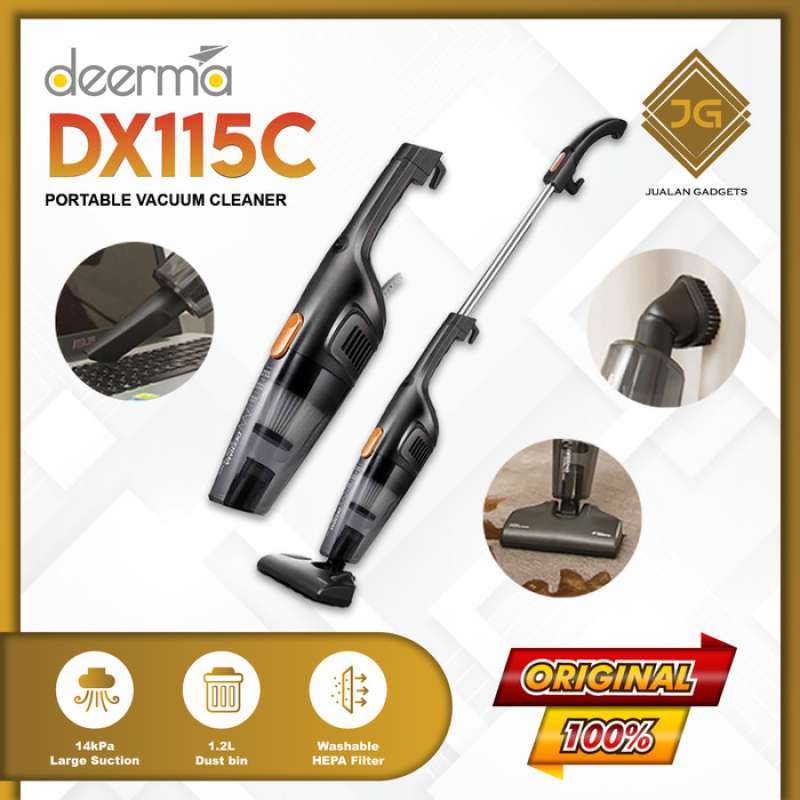 Promo Deerma Dx115c Handheld Vacuum Cleaner (penyedot Debu) Diskon 23% ...