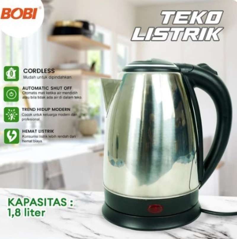 Promo Teko Termos Listrik Pemanas Air - Subron - Silver 2l Diskon 29% ...