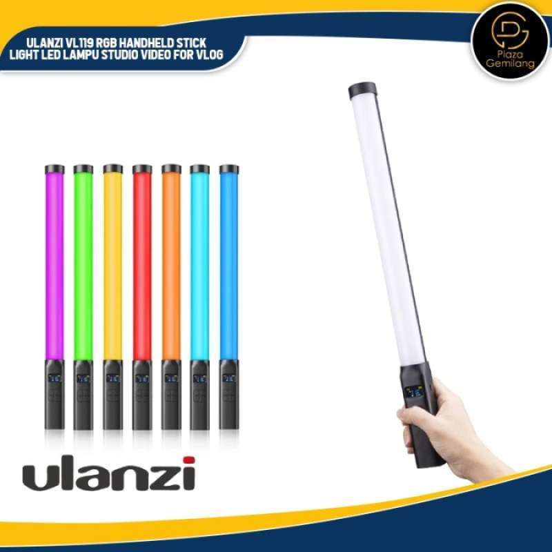 Promo Ulanzi Vl119 Rgb Handheld Stick Light Led Lampu Studio Video For ...