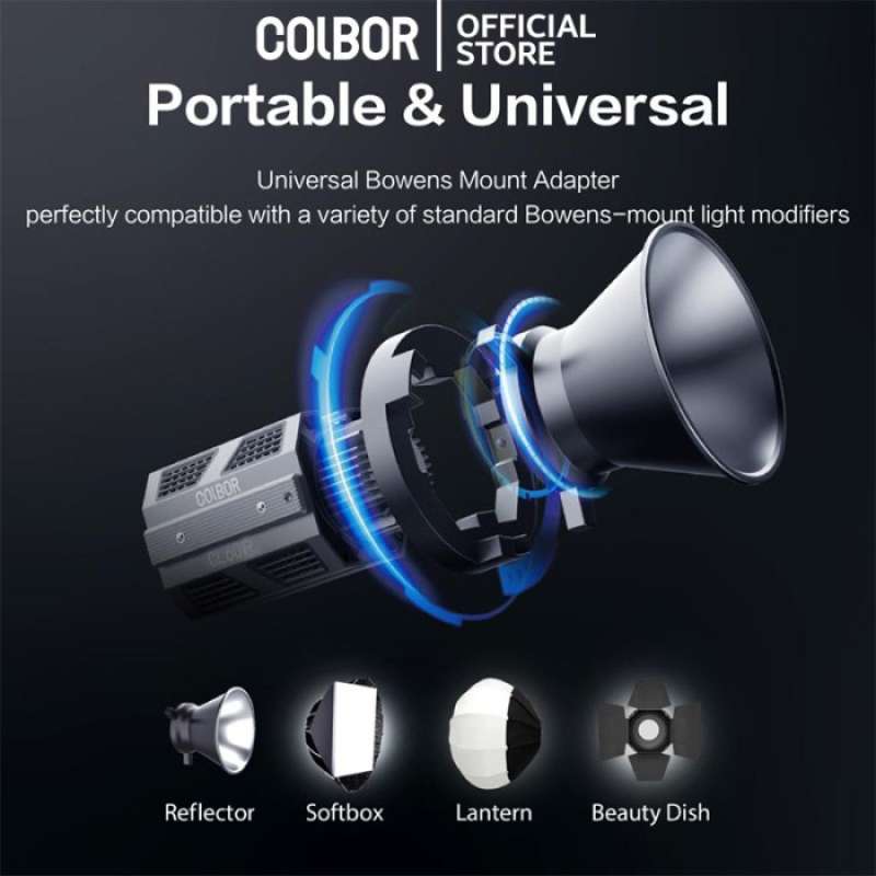 Promo Colbor Cl60r Rgb Lampu Studio Led 65w Fotografi Video Lighting ...