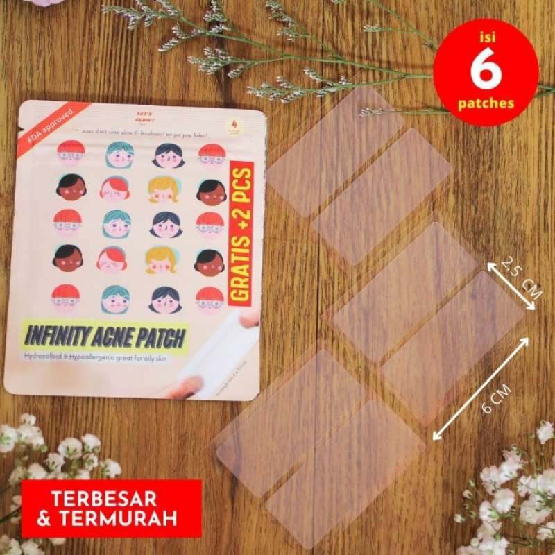 Jual Hydrocolloid Jumbo Infinity Acne Patch Lets Glow Group Di Seller ...