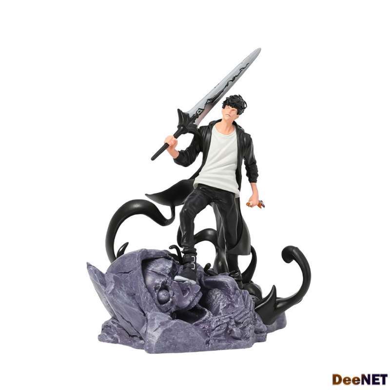 Jual Sung Jin Woo Shadow King Solo Leveling 20cm Action Figure Pvc D ...