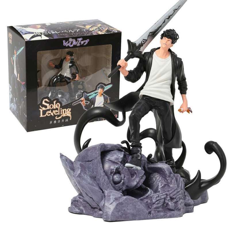Jual Sung Jin Woo Shadow King Solo Leveling 20cm Action Figure Pvc D ...