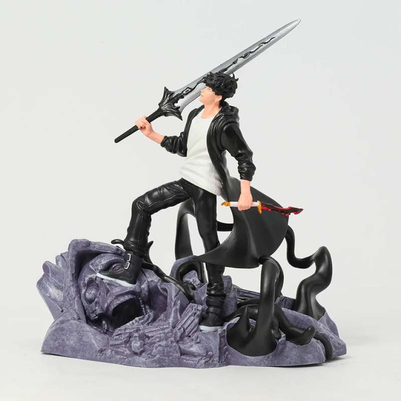 Jual Sung Jin Woo Shadow King Solo Leveling 20cm Action Figure Pvc D ...