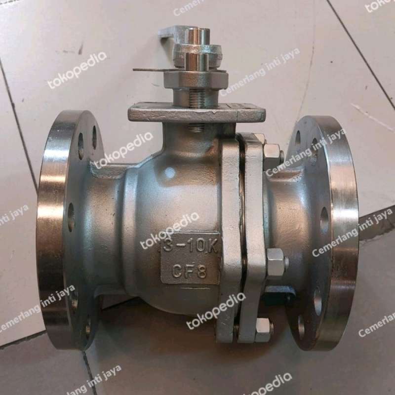 Promo Ball Valve Stainless Ss304 3 Inch Jis 10k / Ss 304 Diskon 23% Di Seller Specta Store ...