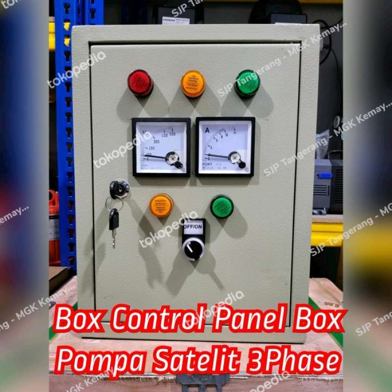 Promo Box Control Pompa Satelit Control Panel Pompa Satelit 3hp 3phase ...