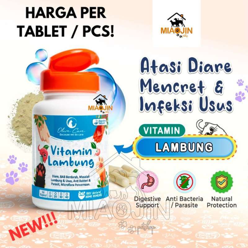 Jual Vitamin Mencret Diare Kucing - Pup Berdarah Radang Usus Pencernaan ...