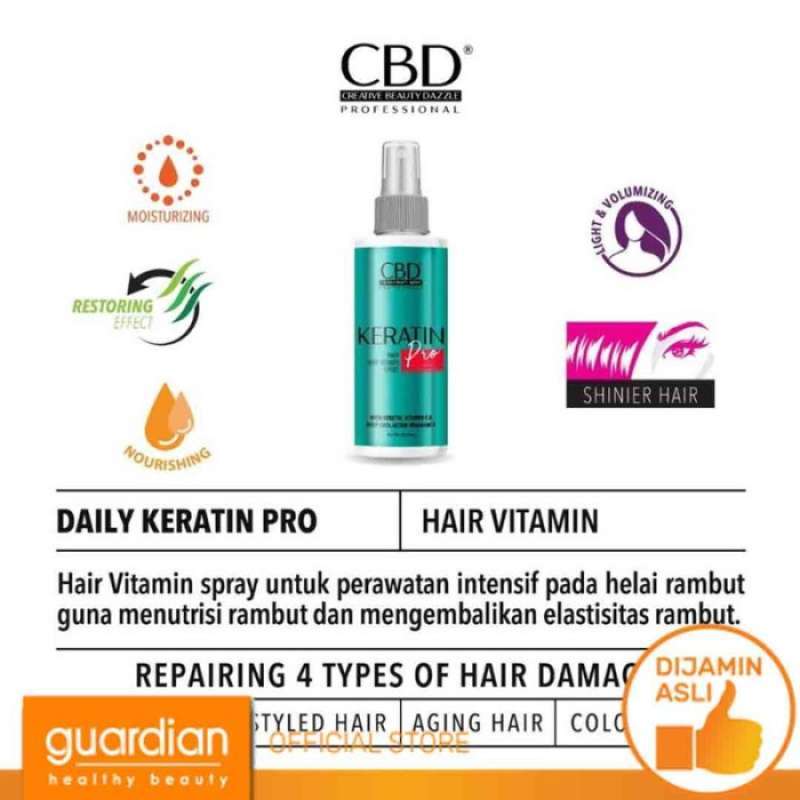 Jual Cbd Professional Keratin Pro Daily Hair Vitamin Spray 100ml Di ...