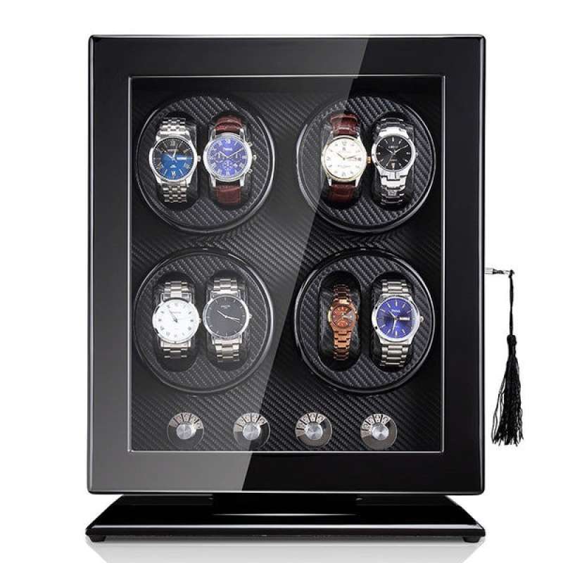 Promo Luxury Watchder/kotak Jam Otomatis Isi 8/tempat Jam Mewah New ...