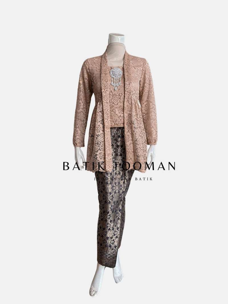 Jual Sartika Choco Series Songket Kebaya Kutu Baru Kartini Brokat Warna ...