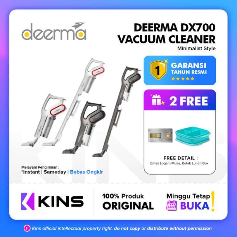 Promo Deerma Dx700 Dx700s Vacuum Cleaner 2in1 Handheld Penyedot Debu ...