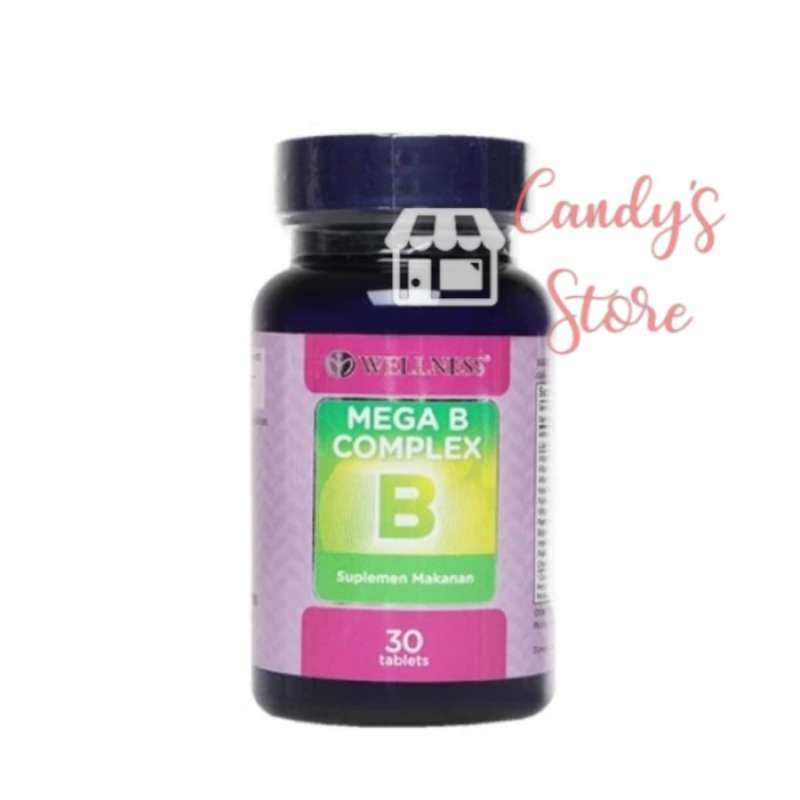Promo Wellness Mega B Complex - Vitamin B Kompleks (30 Tablets) Diskon ...