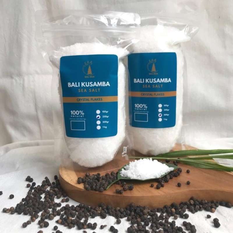 Jual Garam Bali Kusamba / Bali Kusamba Natural Salt Crystal Flakes 250g ...