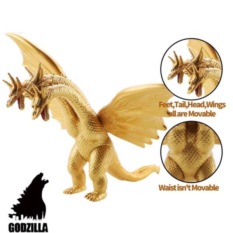 Promo Action Figure Godzilla Ghidorah Dragon 3 Head King Of Monster ...
