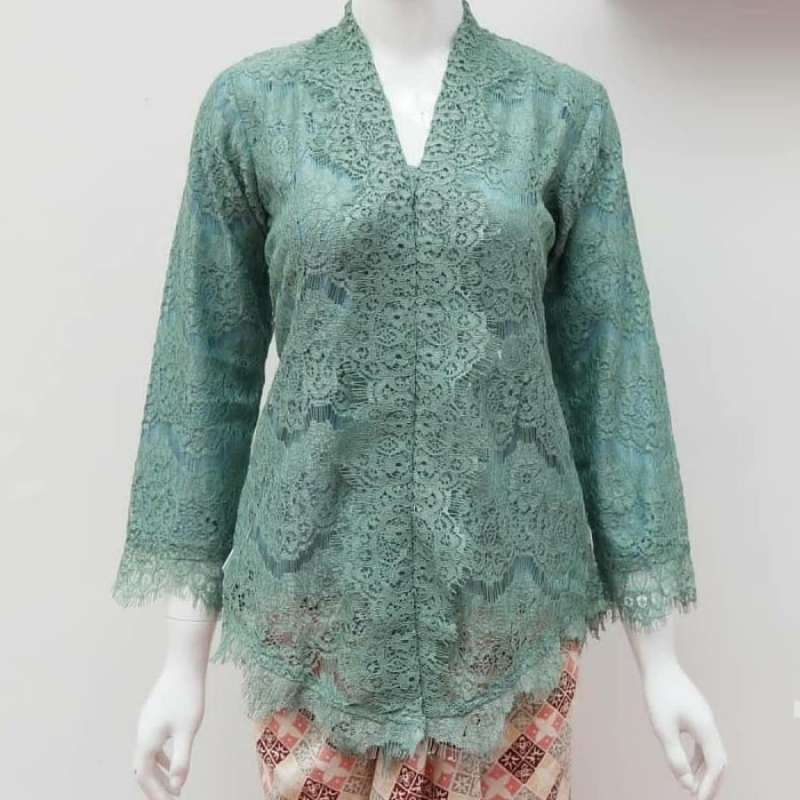 Jual Kebaya Encim Brukat Kebaya Kartini Brokat Kebaya Kekinian - L ...