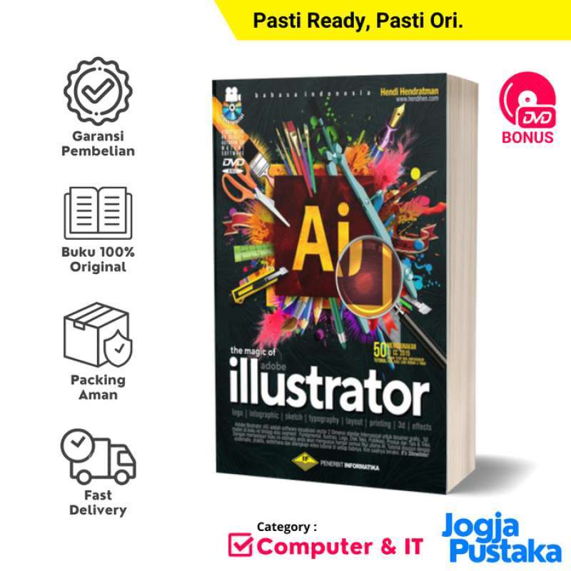 Promo Buku The Magic Of Adobe Illustrator Bonus Dvd Diskon 23 Di Seller Malini Store