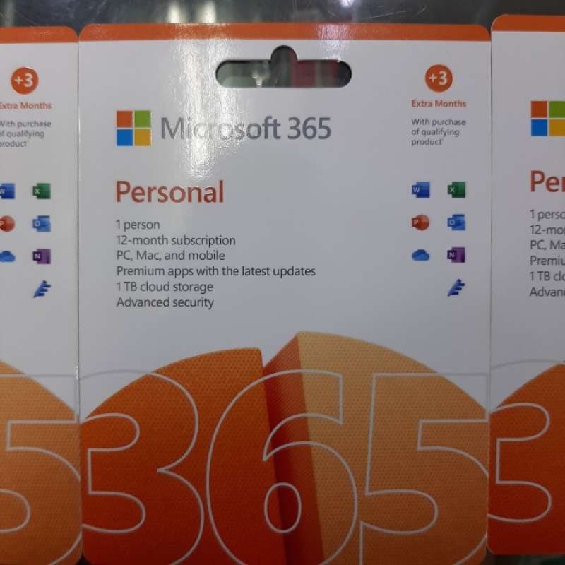 Promo Microsoft Office 365 Personal 1 Tahun Resmi Diskon 23% Di Seller ...