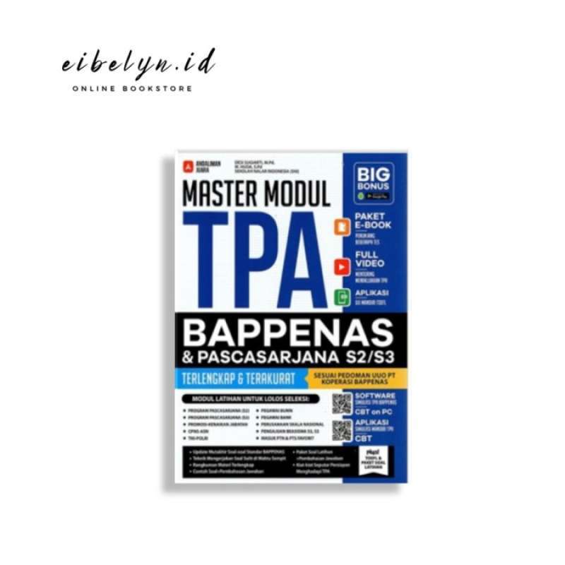 Promo Master Modul Tpa Bappenas & Pascasarjana (s2/s3) Diskon 23% Di Seller Malini Store ...