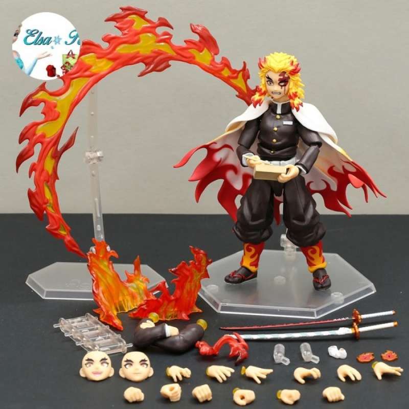Promo Figma Kyojuro Rengoku 553 Demon Slayer Kimetsu No Yaiba Action ...