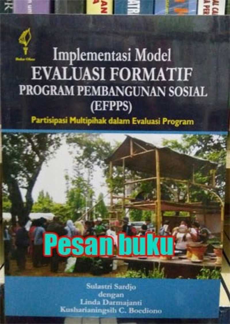 Promo Buku Implementasi Model Evaluasi Formatif Program Pembangunan ...