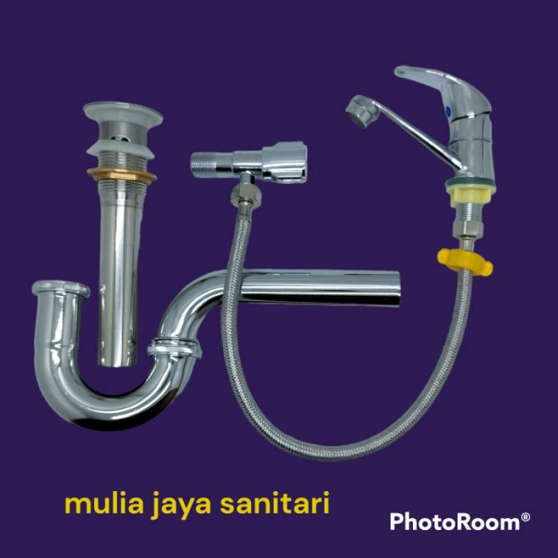 Promo Afur Wastafel Cuci Tangan/paket Komplit Afur Pembuangan Wastafel ...