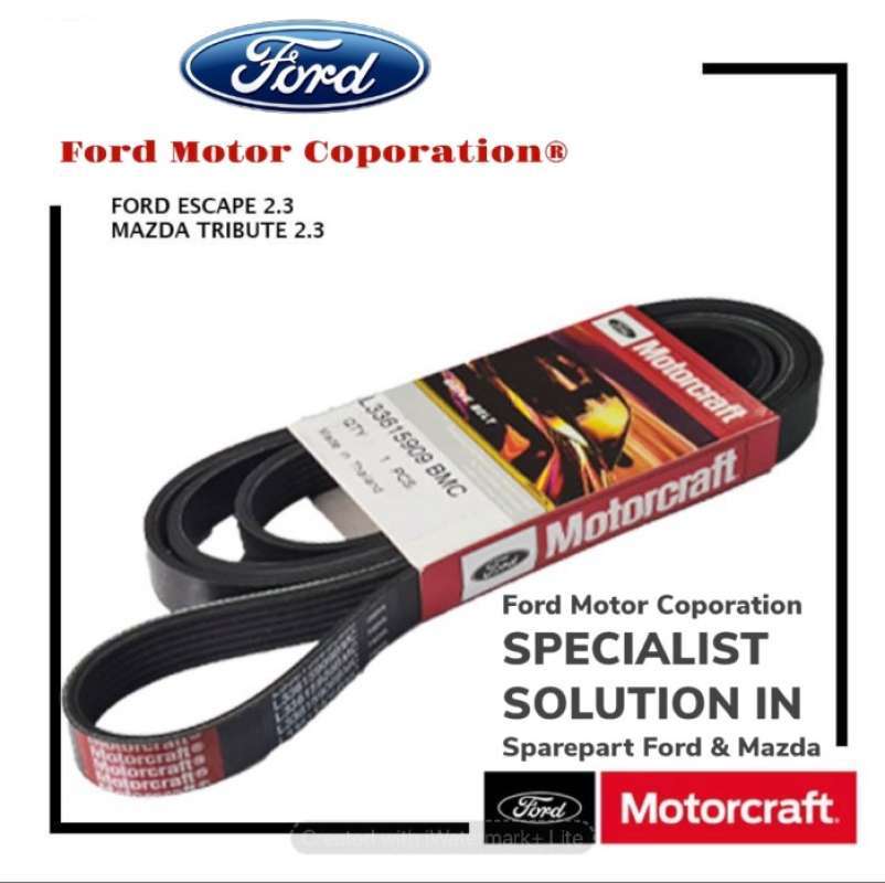Promo Fan Belt Vbelt Ford Escape 2300cc Gen 1 2003-2005 Original ...