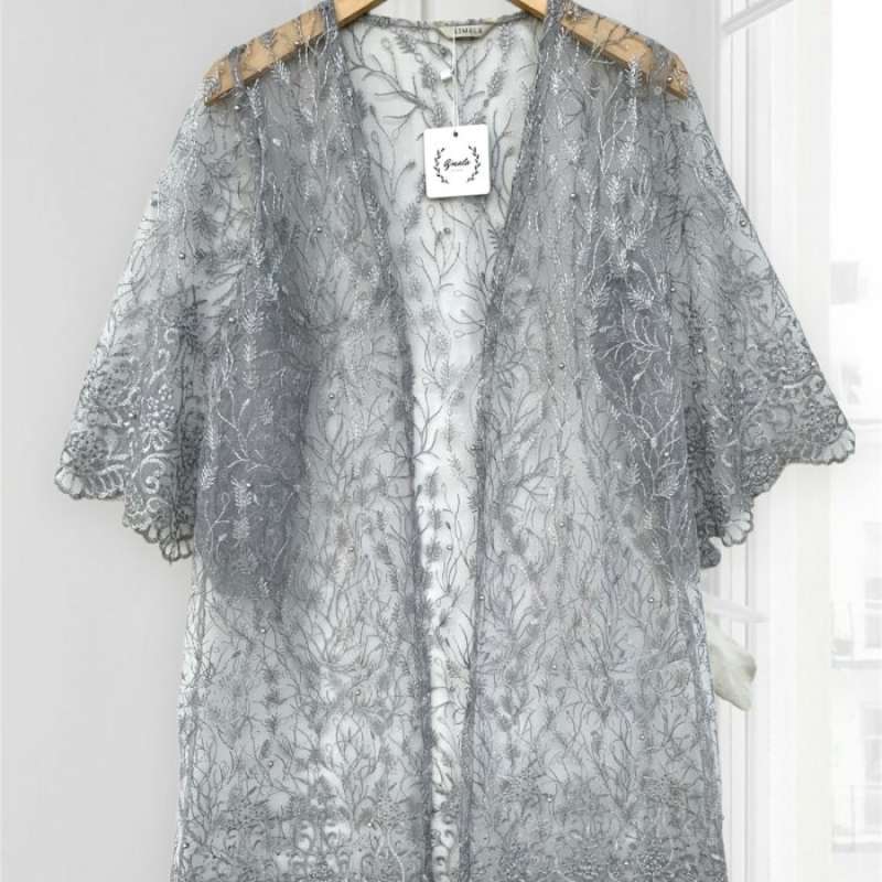 Jual Flower Outer Brokat / Long Outer Brukat / Ajmala Di Seller ...