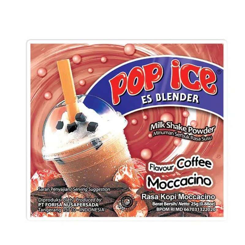 Promo Pop Ice Rasa Moccacino Renceng (isi 10 Sachet) Diskon 17% Di ...