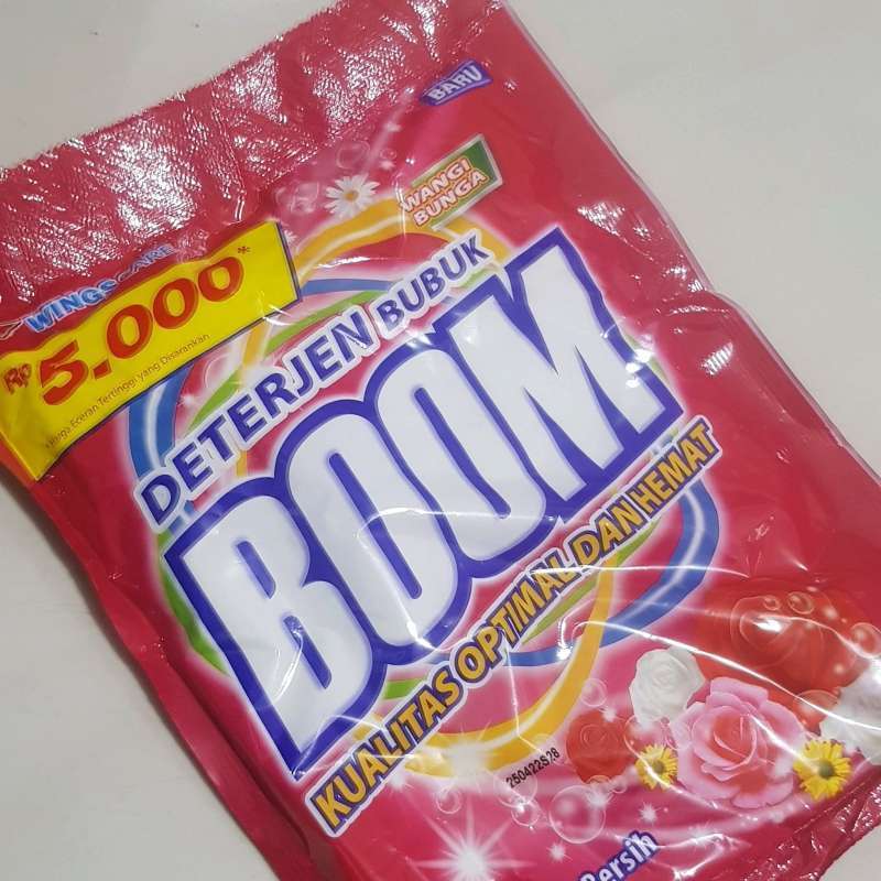 Promo Boom Deterjen Detergent Bubuk Wangi Bunga 305 Gram Diskon 20% Di ...