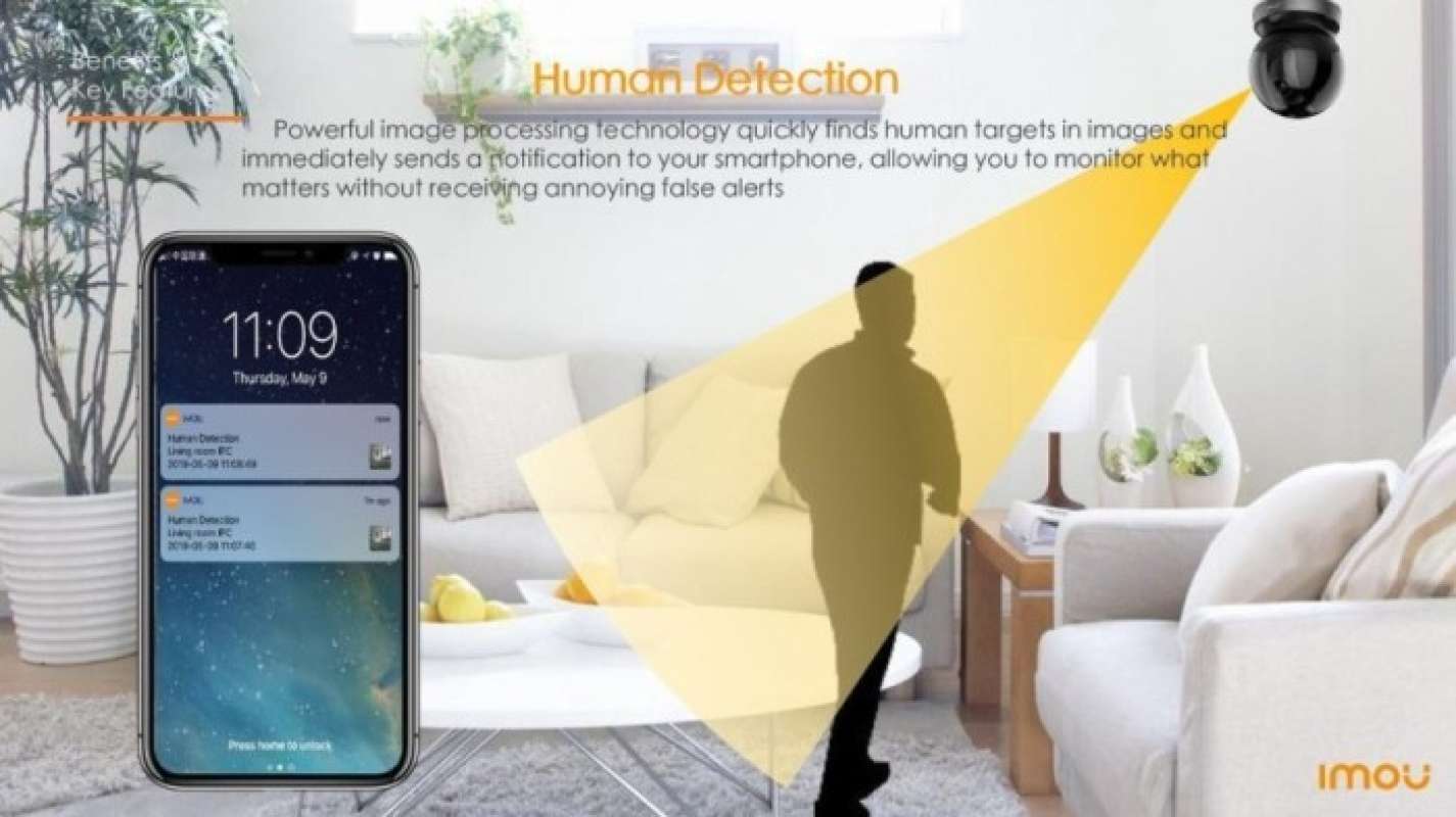 Promo Imou Internet Camera Cctv Ranger S2 4mp Human Detection- Garansi ...