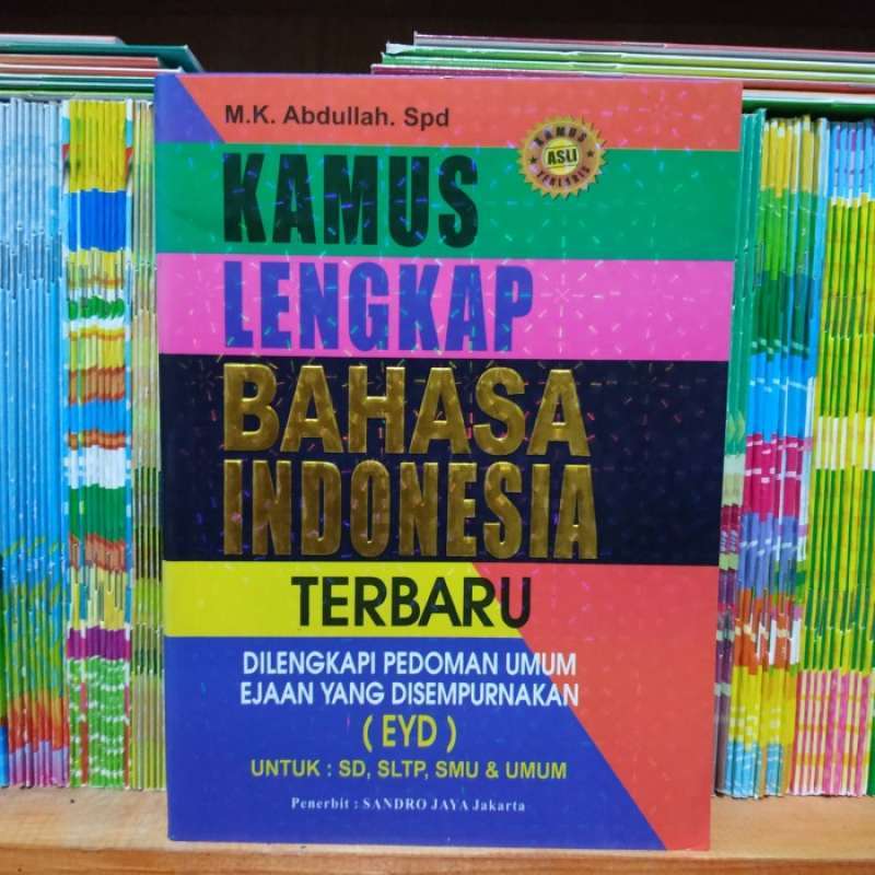 Promo Buku Kamus Lengkap Bahasa Indonesia Terbaru Dilengkapi Eyd Diskon ...