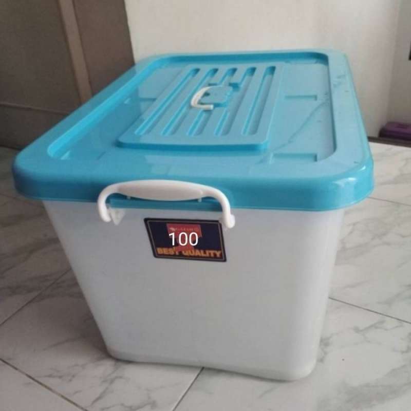 Promo Box Container 100 Liter Green Leaf 7882 Sierra Kontainer Kotak ...