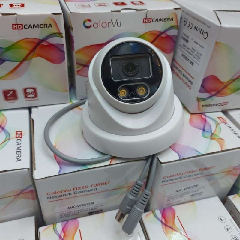 Promo Kamera Cctv Indoor 5mp Colorvu Malam Berwarna Diskon 23% Di ...