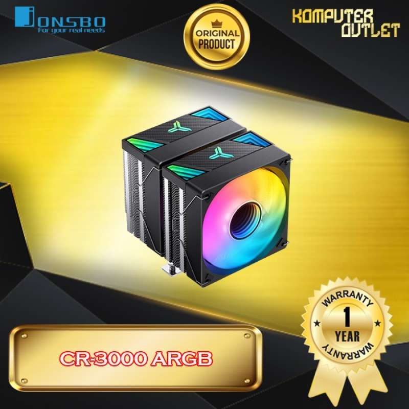 Promo Jonsbo Cr-3000 Argb Air Cooler - Hsf Heatsink Cpu Cooler Diskon 23% Di Seller Scrollbox ...