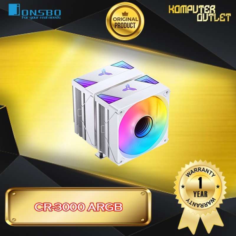 Promo Jonsbo Cr-3000 Argb Air Cooler - Hsf Heatsink Cpu Cooler Diskon 23% Di Seller Scrollbox ...