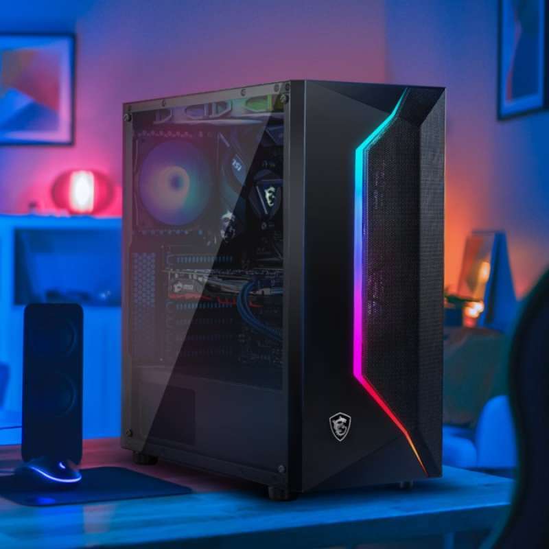 Promo Msi Mag Vampiric 100l Tempered Glass Pc Case Gaming Chassis ...